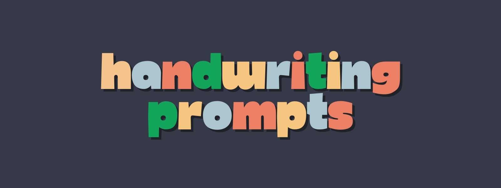 Handwriting Prompts — The OT Store