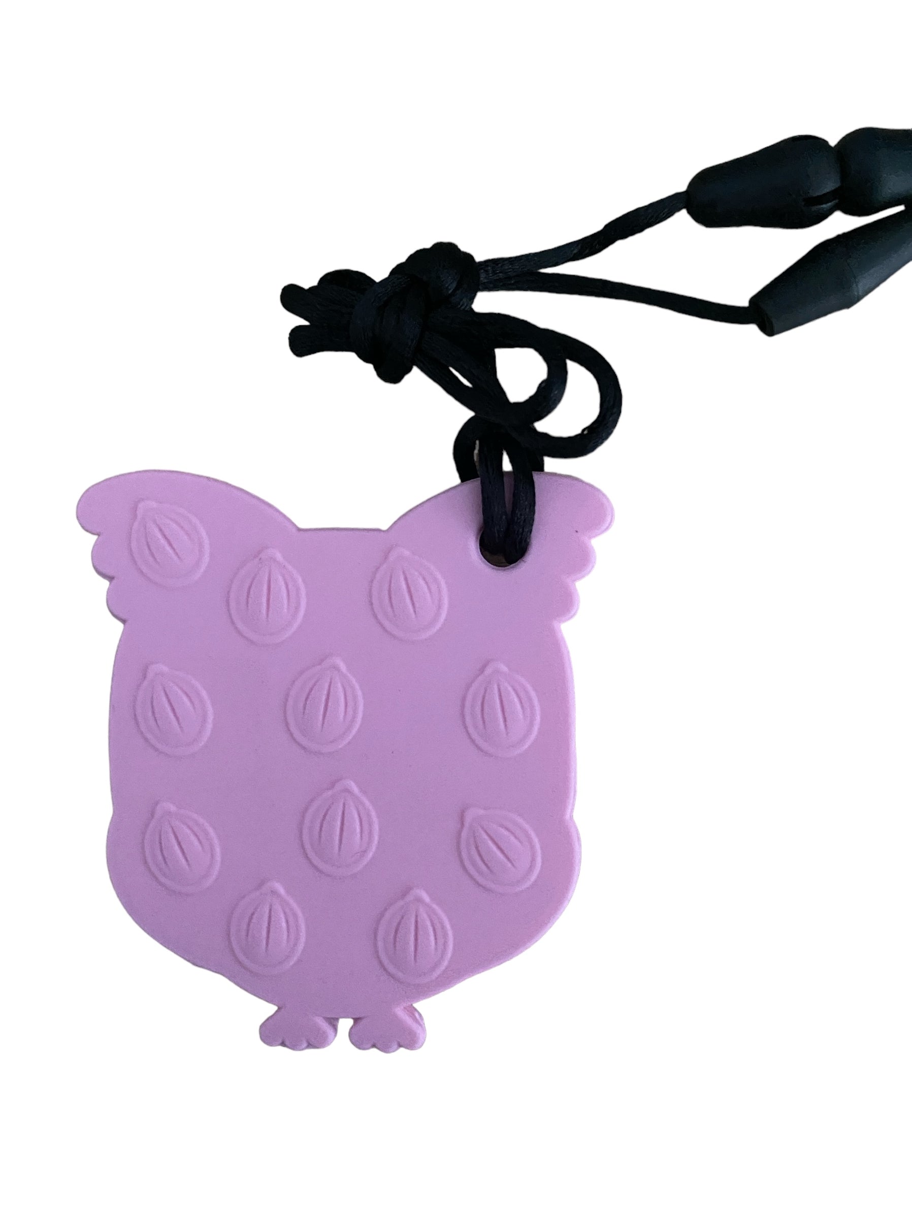 Pink Owl Sensory Chew Necklace — The OT Store