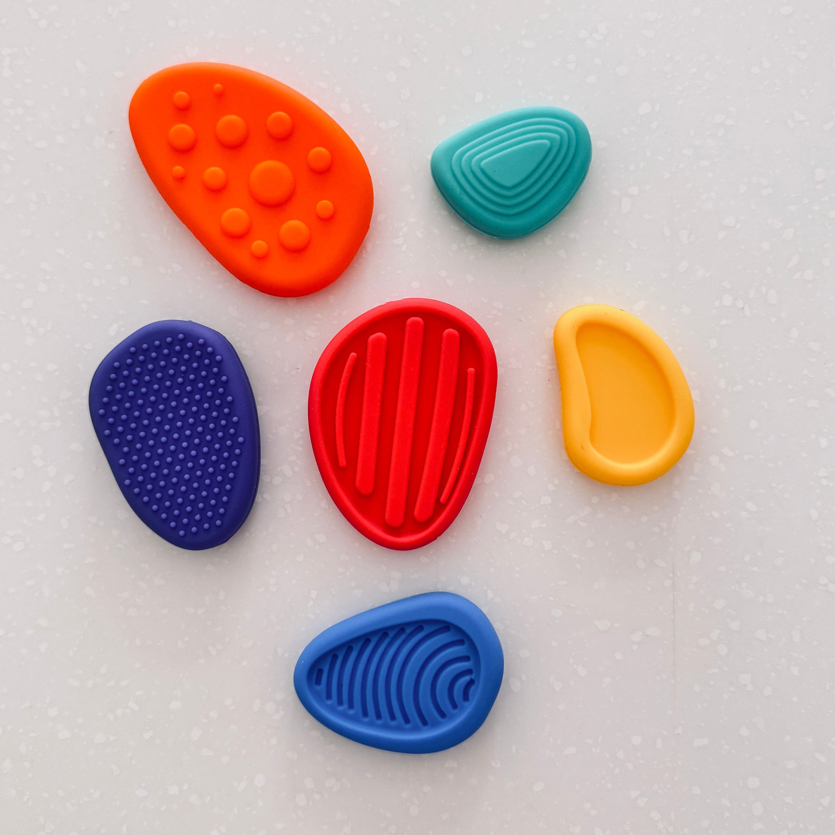 Silicone Sensory Fidget Pebbles (6 pack) — The OT Store