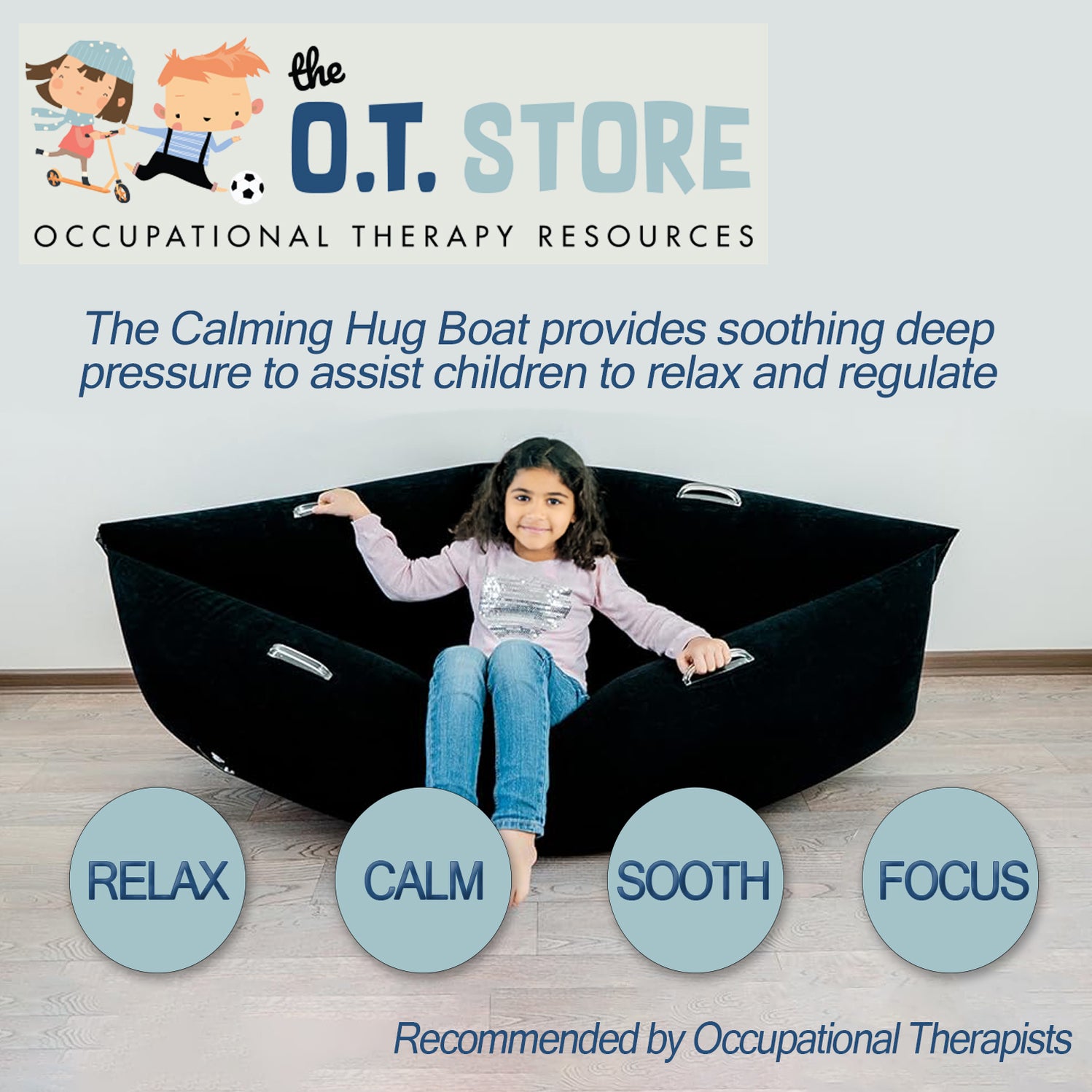 Calming Hug Boat (Black) — The OT Store