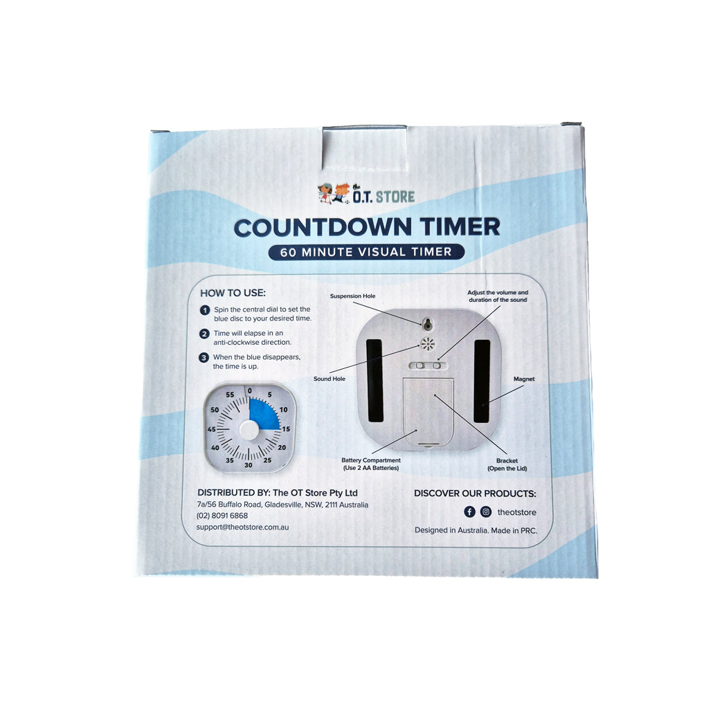 Countdown Timer (8" / 20cm) Activity Time Timer for School, Work, Home ...