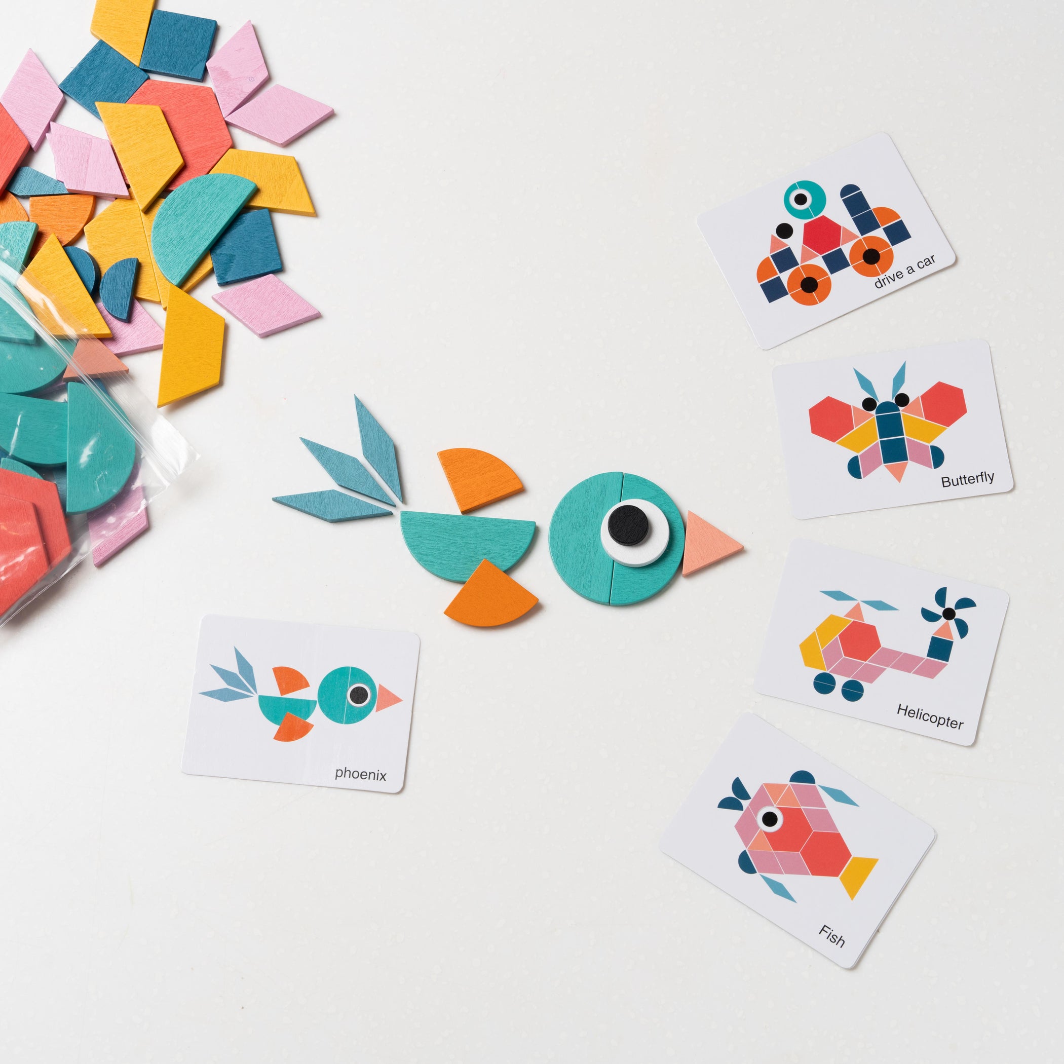 Rainbow Geometric Pattern Blocks — The OT Store