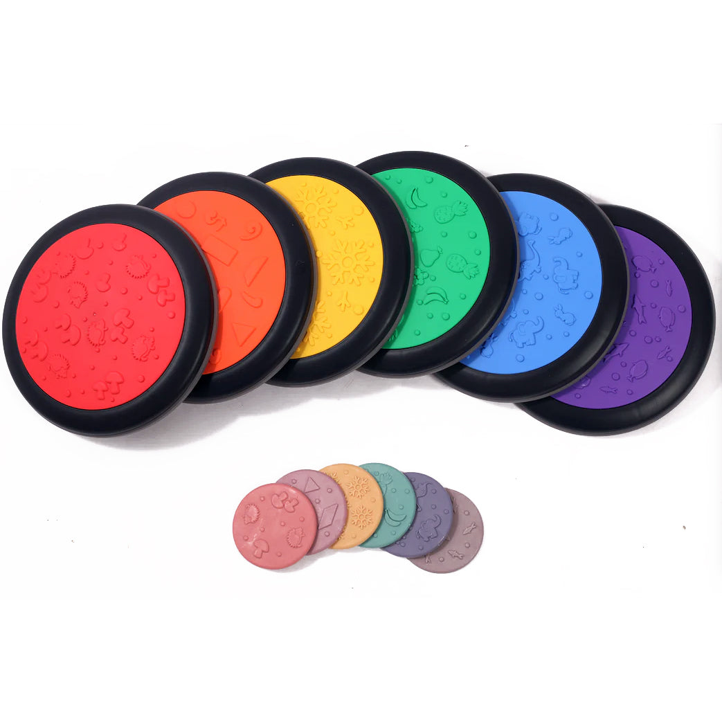 Rainbow Sensory Balance Discs — The OT Store