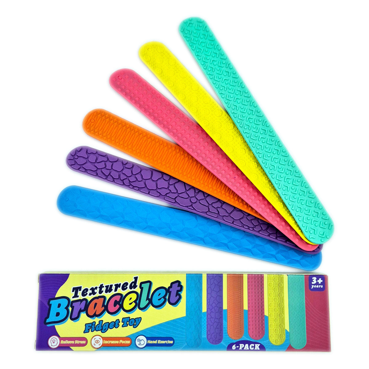 Silicone Sensory Fidget Bands (6 pack) — The OT Store