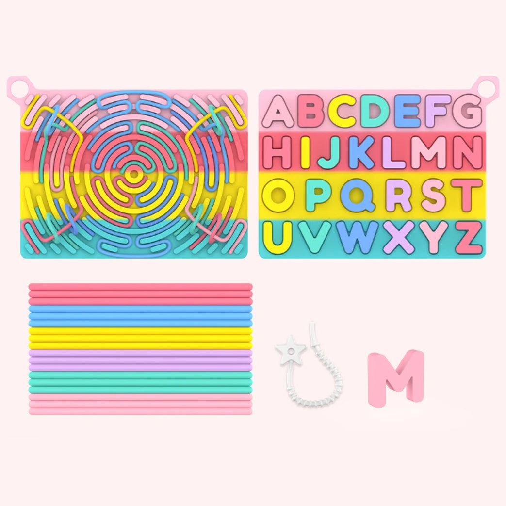 Silicone Sensory Fidget Board & Alphabet Puzzle — The OT Store