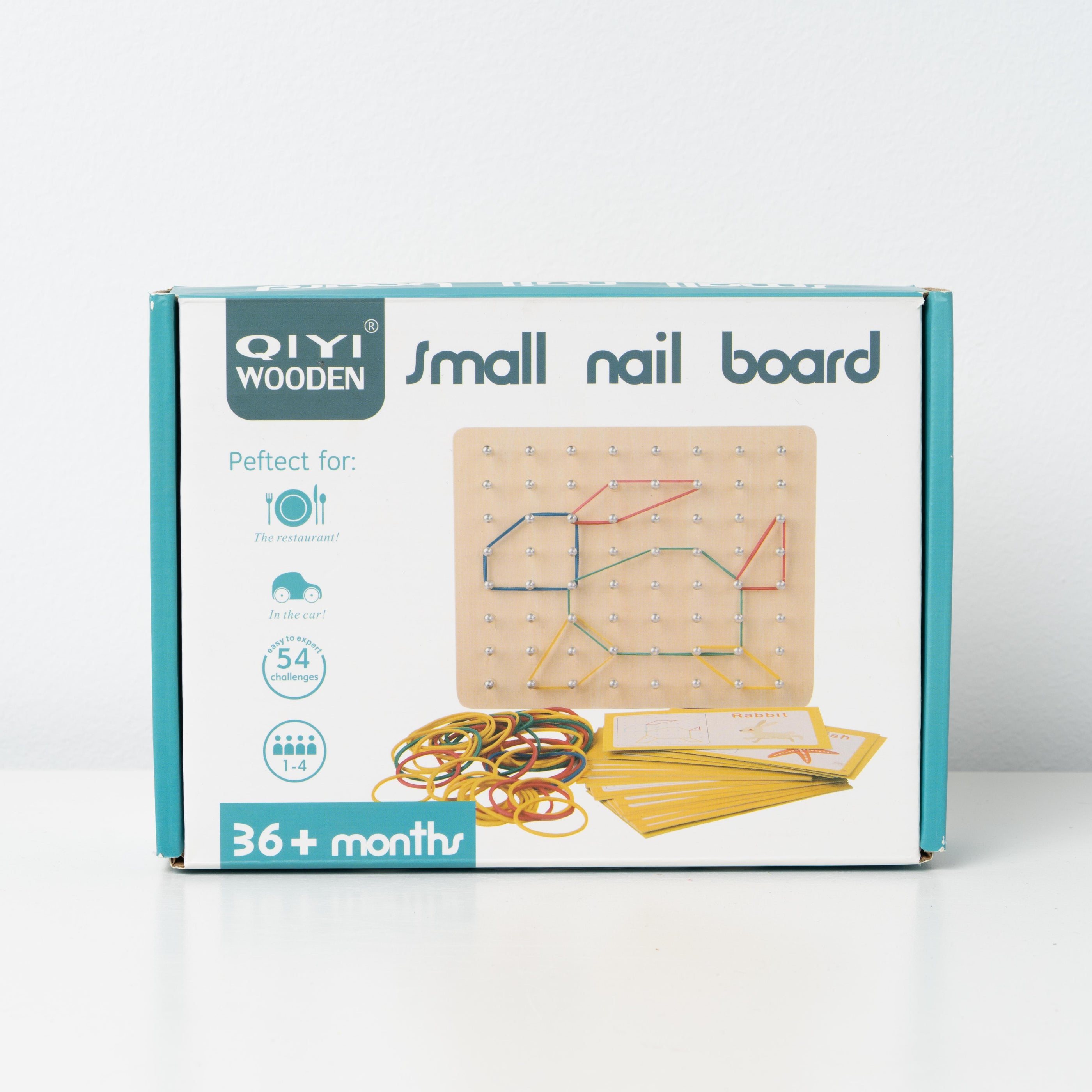 Small Wooden Geometric Elastic and Nail Board — The OT Store